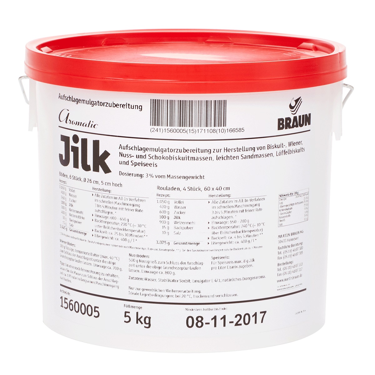 EMULGATOR JILK 5kg | Ostali dodatki za sladoled | Dodatki za sladoled ...