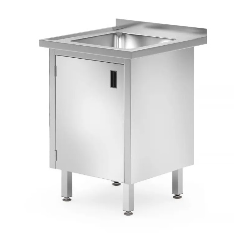 INOX OMARICA+ENOJNI UMIVALNIK 60x60x85cm 813522 | Elementi z ...
