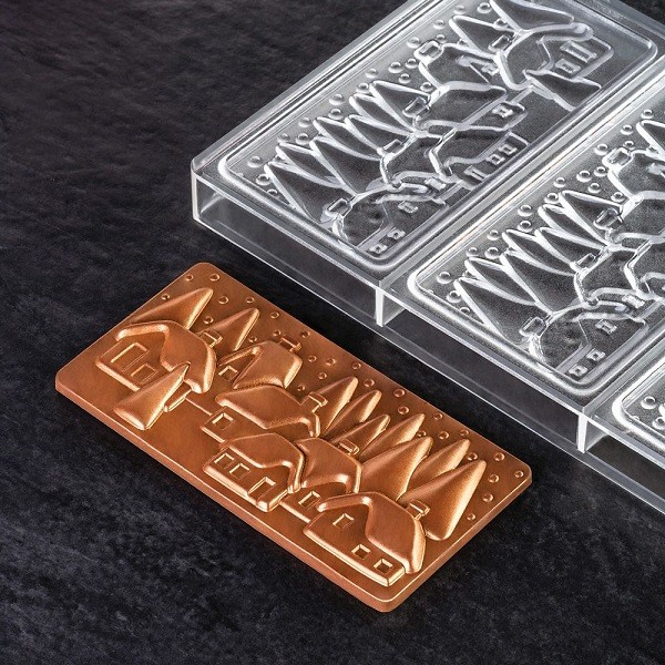 Model za čokoladno tablico XMAS VILLAGE PC5038 | Modeli za tablice ...